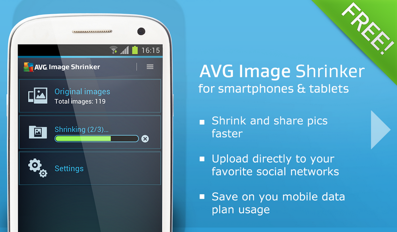 AVG Image Shrink, redimensiona tus fotos directamente desde tu Android