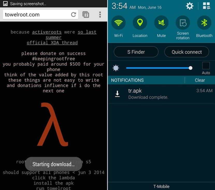 Towelroot, otra app para roottear tu Android