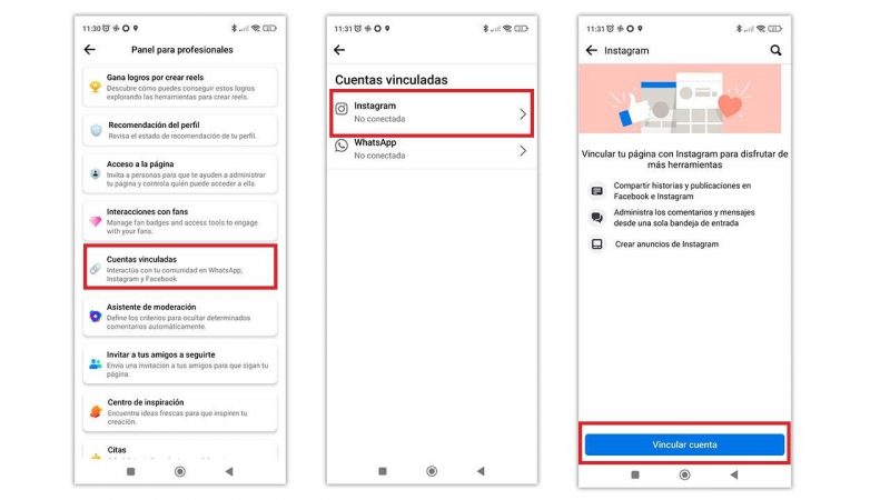 Cómo vincular historias de Facebook con Instagram