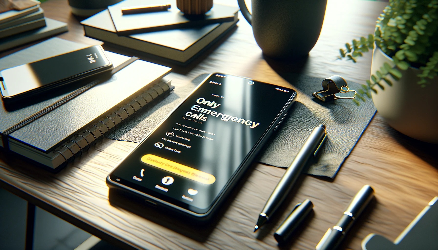 Porque mi teléfono dice "solo llamadas de emergencia"